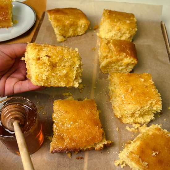 Honey Butter Cornbread - Toni's Recipes