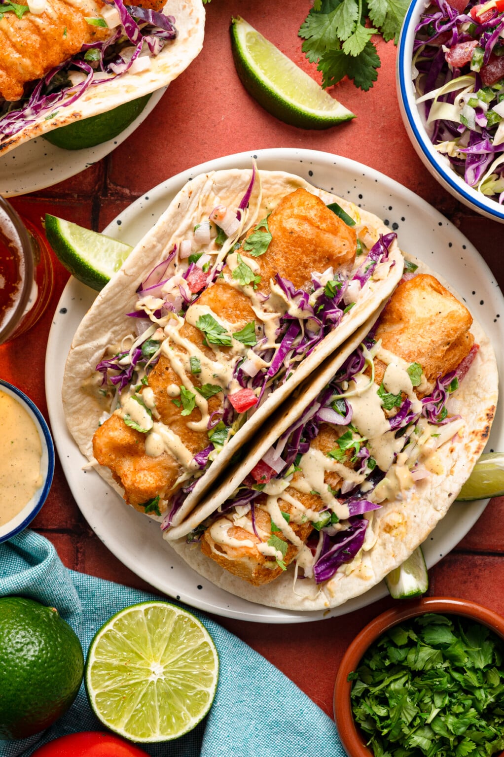 Baja Fish Tacos (Grilled or Fried) - Toni's Recipes