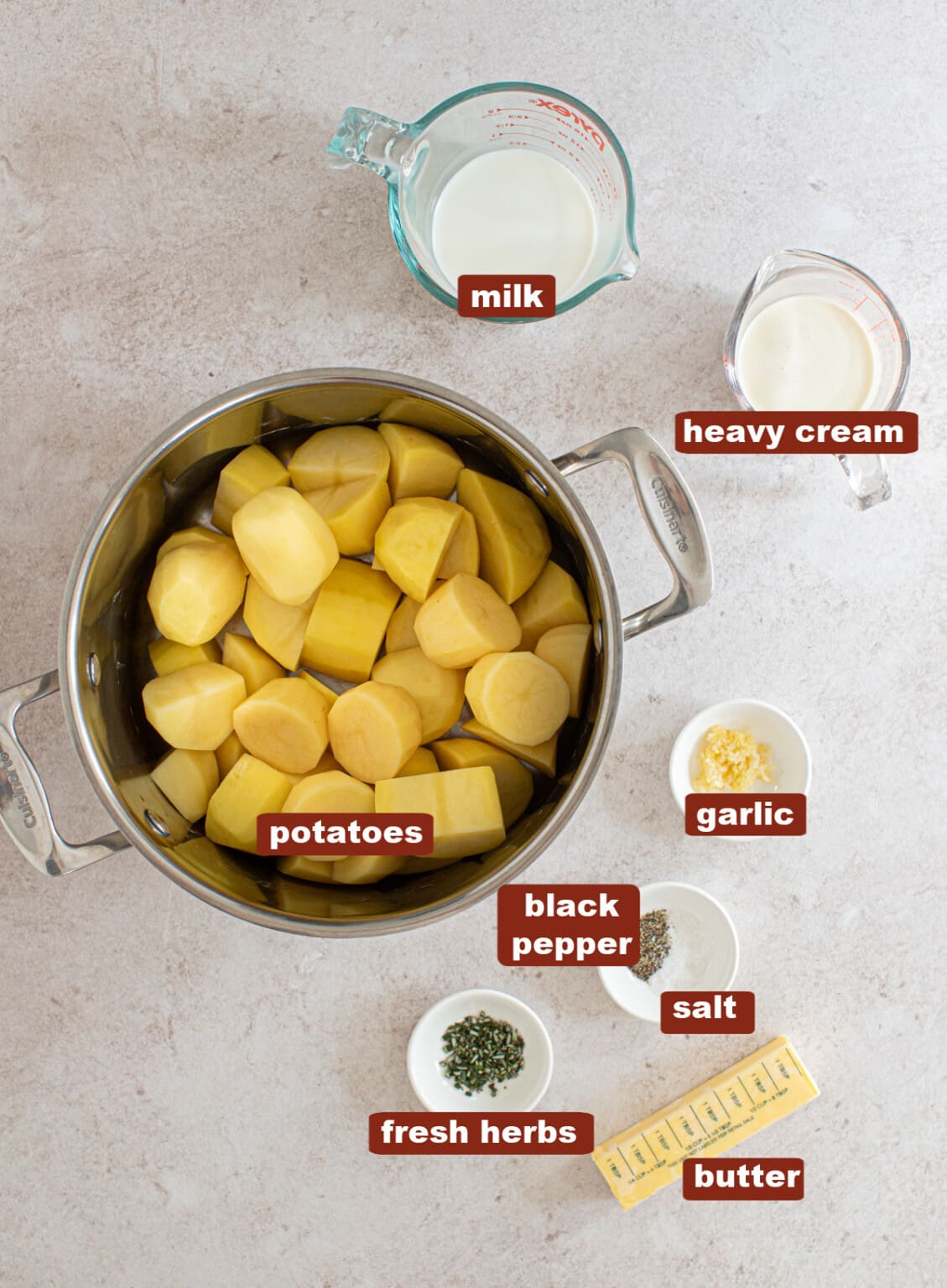 Creamy Garlic Mashed Potatoes - Toni's Recipes