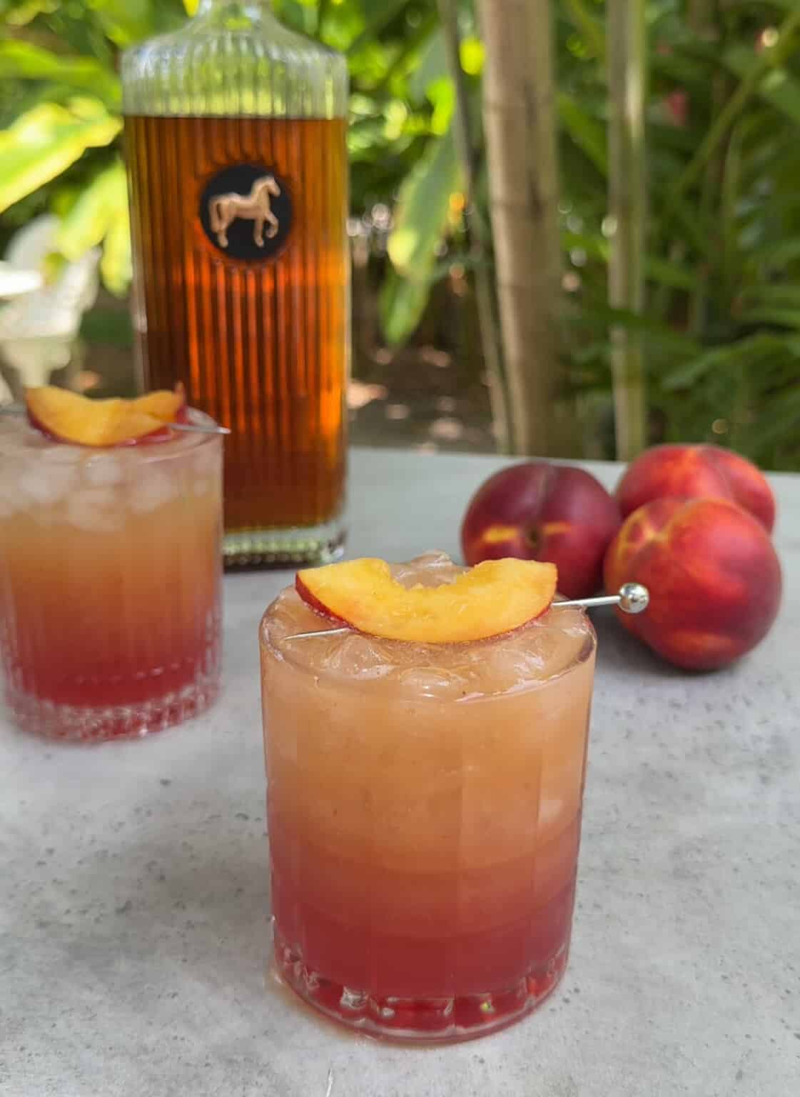 Peach & Whiskey Sunrise - Toni's Recipes