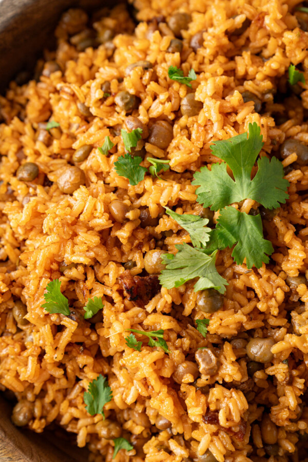 Arroz con Gandules (Puerto Rican Rice with Pigeon Peas) - Toni's Recipes